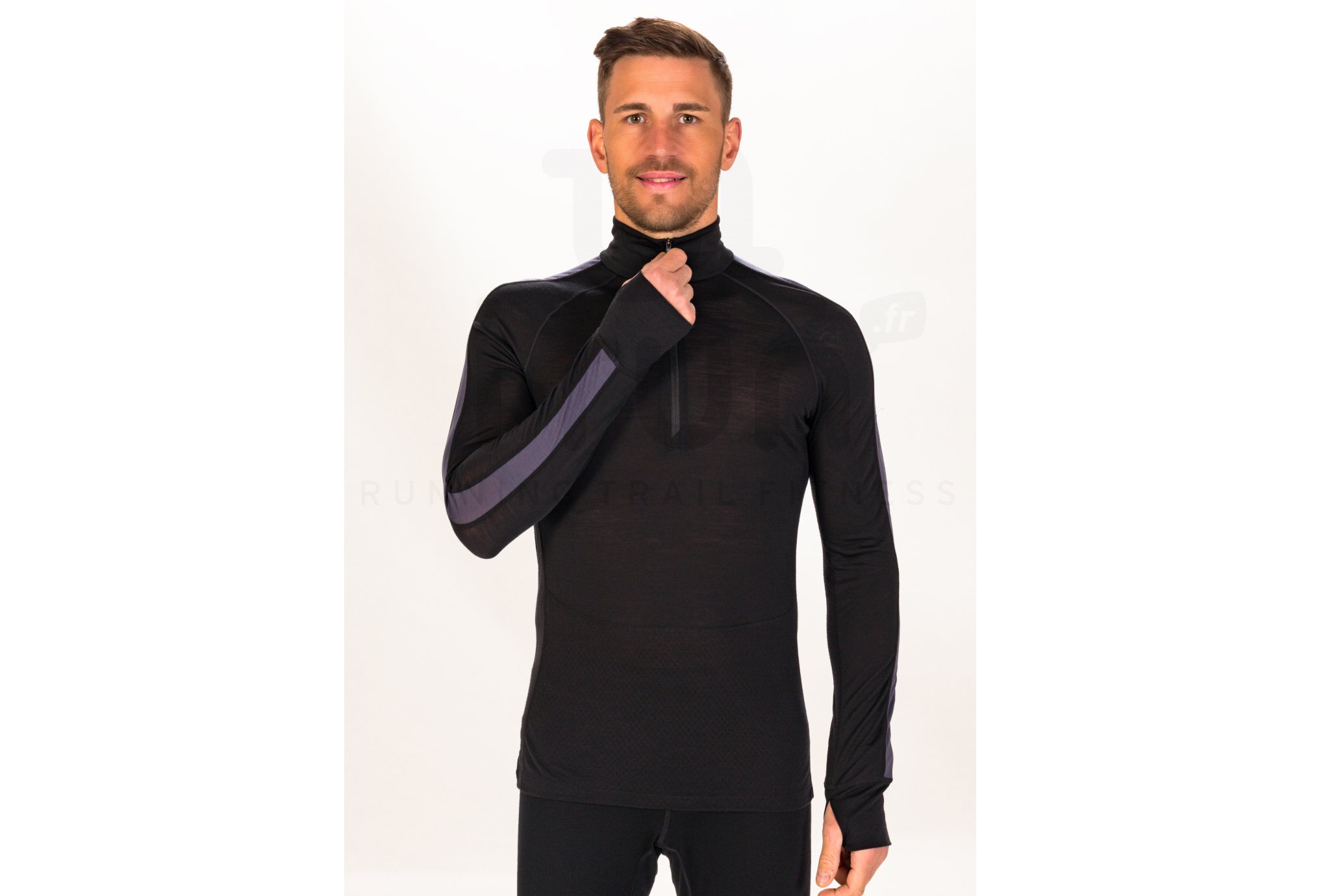 Icebreaker Mérinos 125 ZoneKnit Half Zip en promoción | Hombre Ropa ...