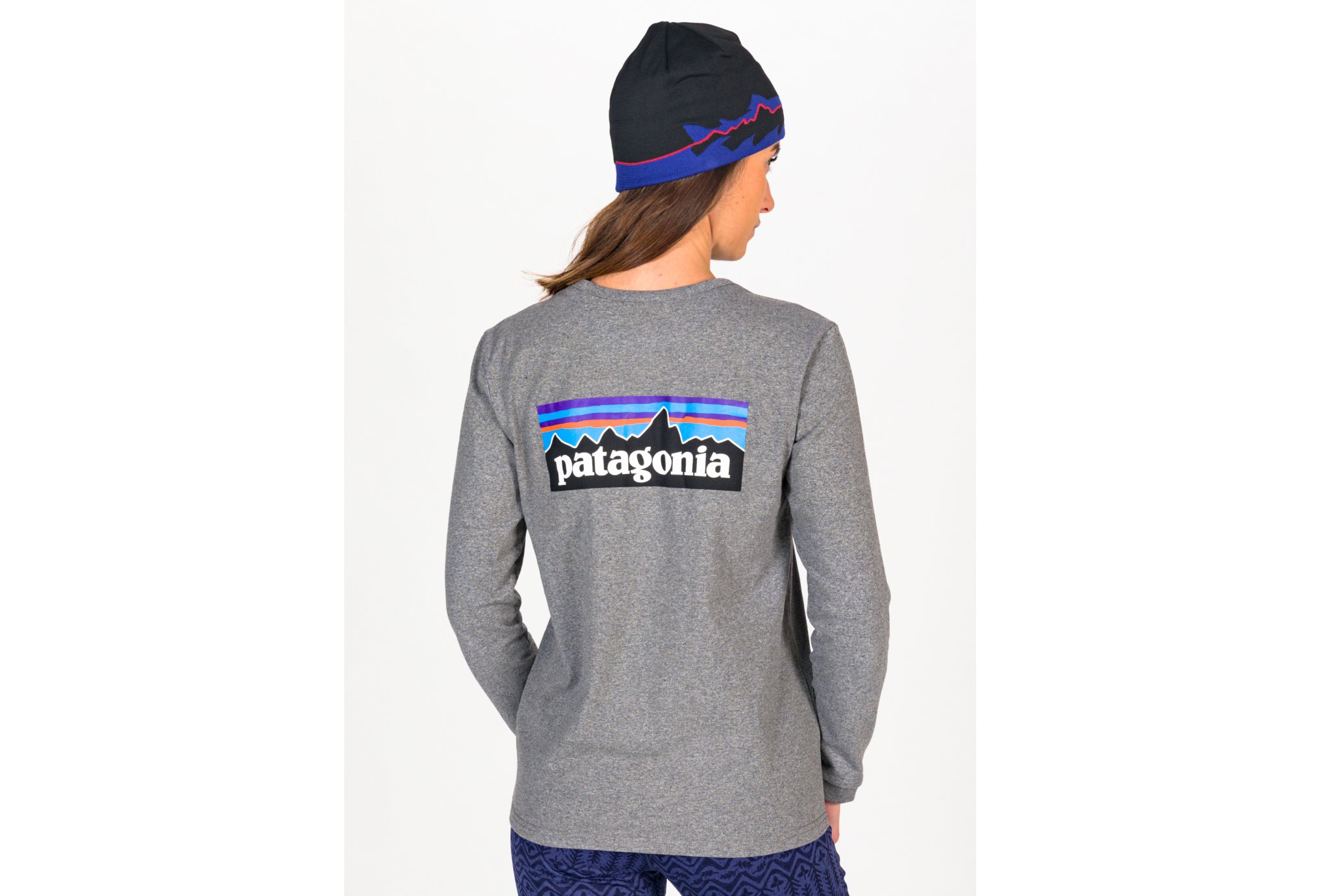 Patagonia camiseta manga larga P-6 Logo Responsibili-Tee en promoción ...