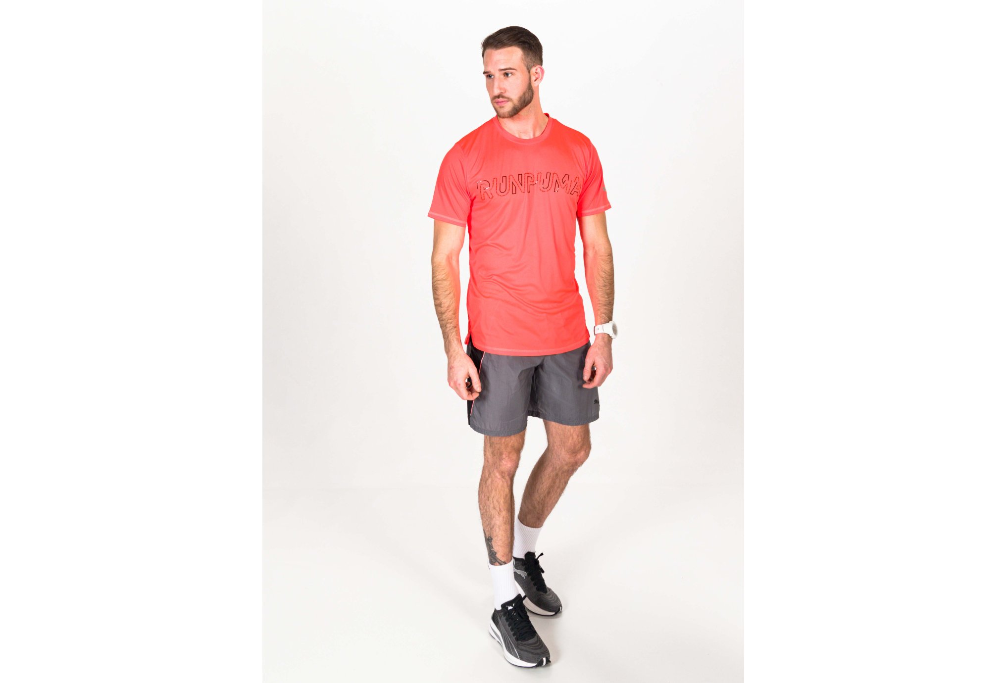 Puma Run Logo Herren im Angebot | Herren Bekleidung T-Shirts Puma