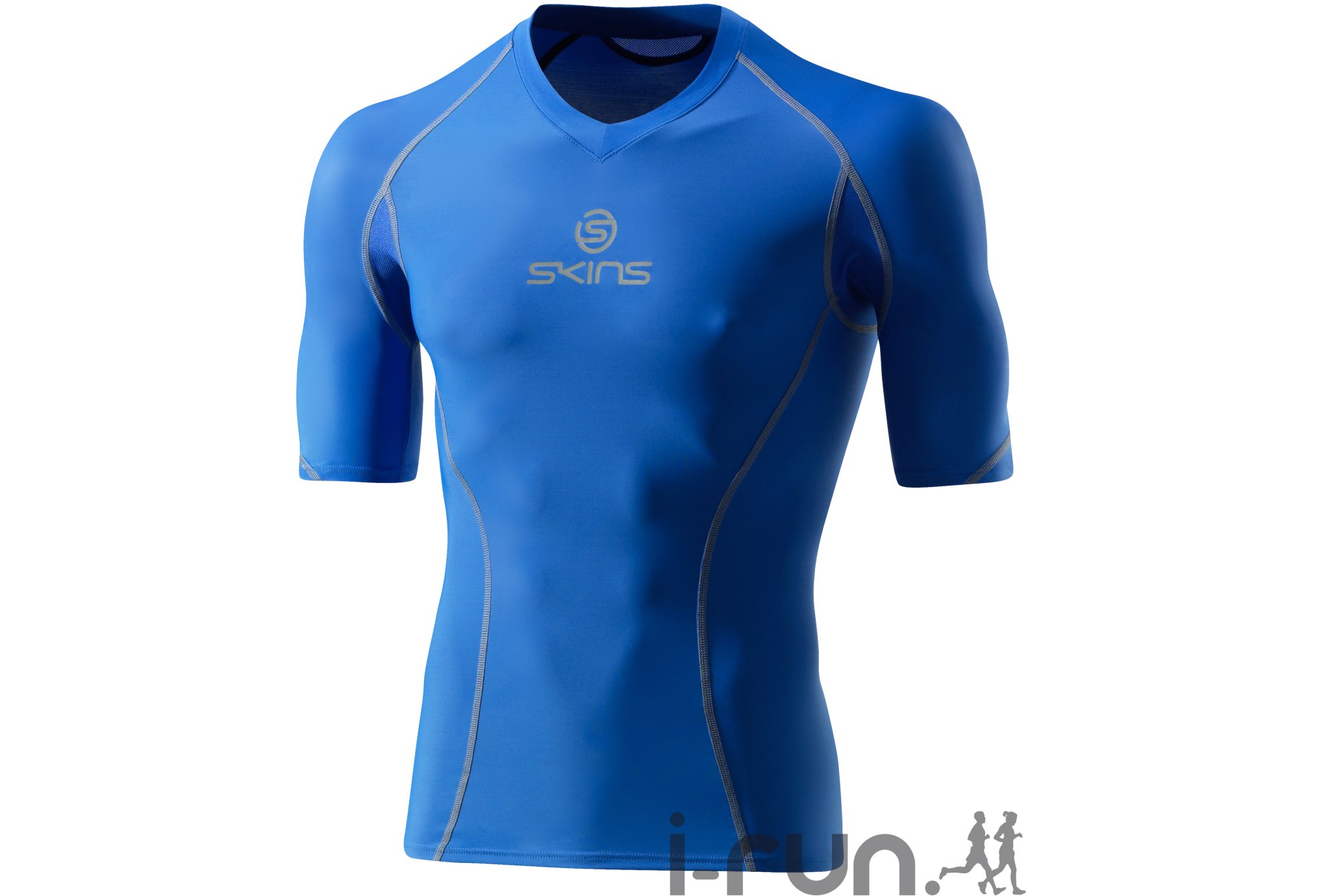 Skins Tee-shirt de compression S/L Sport M homme pas cher